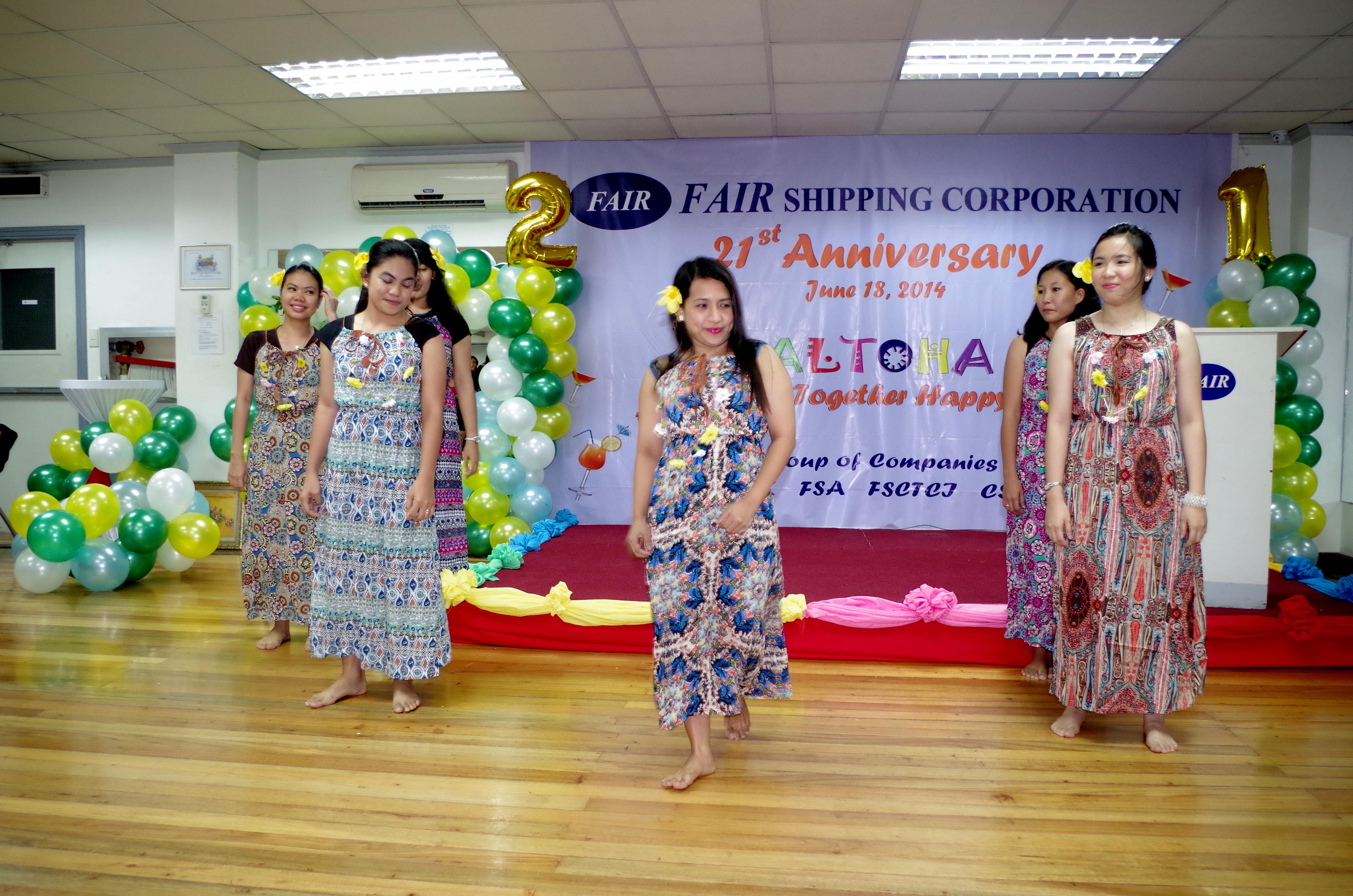 FAIR SHIPPING CORP. 21ST ANNIVERSARY CELEBRATION | Fair Shipping ...
